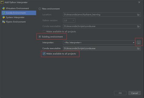 Pychram引入conda环境 pycharmconda environment CSDN博客