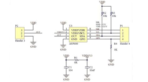 As5600 Magnetic Encoder Module High Resolution Magnetic Position Sensor