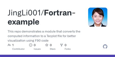 Github Jingli001 Fortran Example This Repo Demonstrates A Module That Converts The Computed