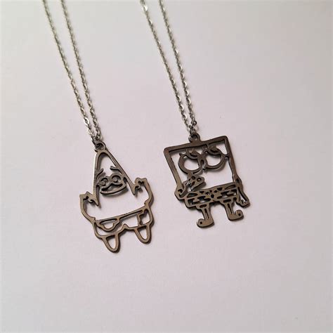 قیمت و خرید گردنبند دخترانه مدل باب اسفنجی و پاتریک بسته 2 عددی