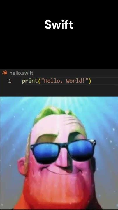 Hello World Programs In Every Programming Language Part 1 Memes Programming Helloworld