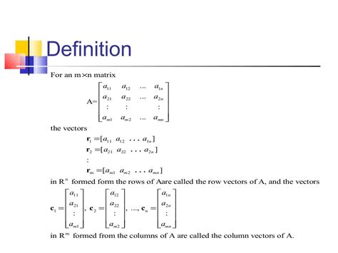 Null Space Rank And Nullity Theorem