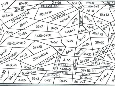 Coloriage Magique Calcul Mental Ce1 Coloriage Magique Ce1 Calcul Mental