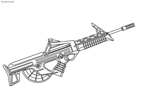 Really Cool Sniper Rifles Coloring Pages
