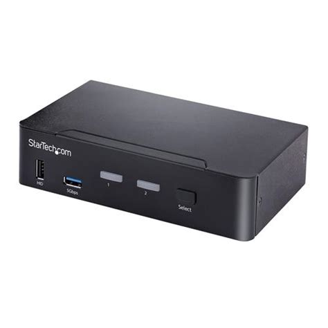 Startech Com Sv Dpuca Kvm Switch Black In Stock