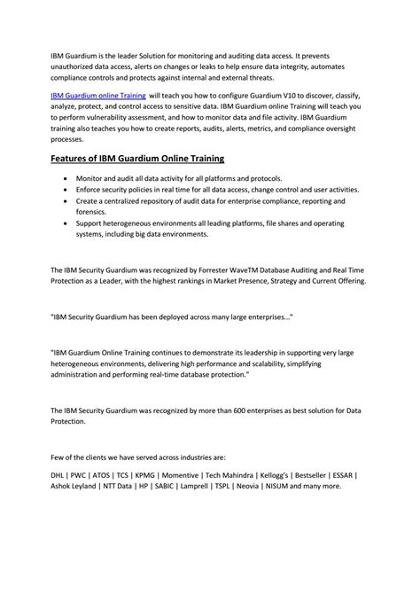 Ibm Guardium Ibm Guardium Online Training Maxmunus By Maxmunus2 Issuu