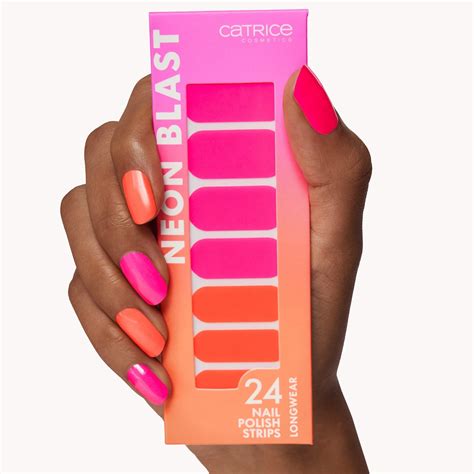 Catrice Neon Blast Nail Polish Strips Neon Thunder Online Entdecken