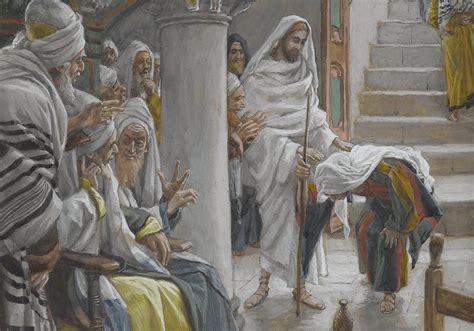 Jesus Heals A Demonized Crippled Woman