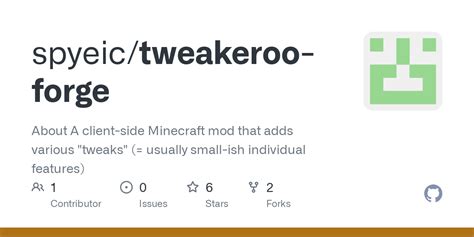 Releases Spyeic Tweakeroo Forge GitHub