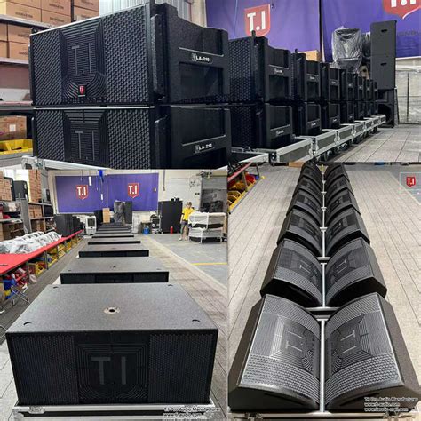 La 210 Line Array Double 10 Event Sound System T I Audio