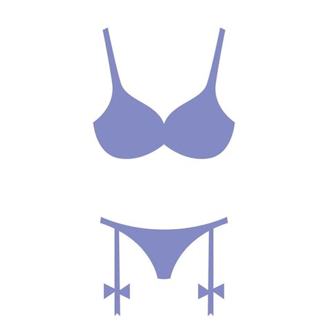 El Icono De La Ropa Interior De Las Mujeres Sexy Vector Premium