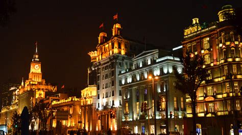 外滩夜景手绘 上滩夜景图片 上滩夜景全景 大山谷图库