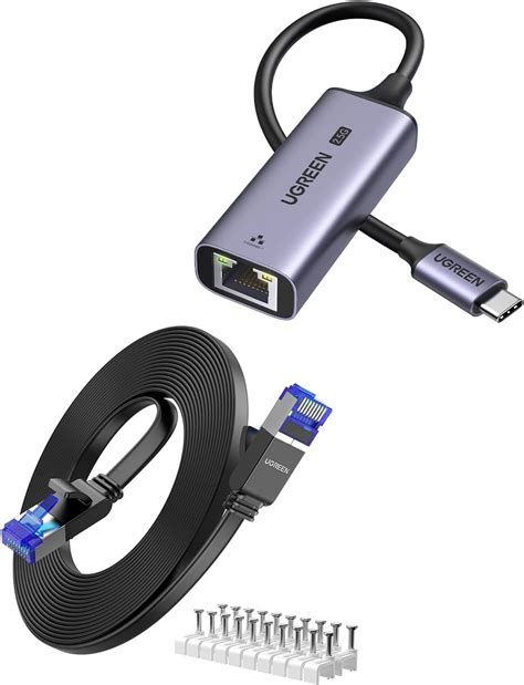 Amazon Com UGREEN Ethernet Cable 20FT Cat 8 Ethernet Cable With 40Gbps 2000Mhz High Speed