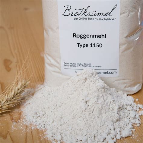 Roggenmehl Type 1150 Helle Mehle Brotkrümel
