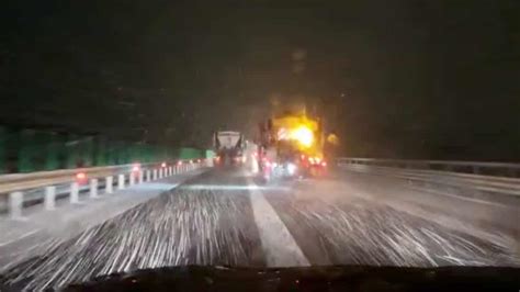UPDATE Ninge viscolit pe autostrada A1 în județul Sibiu Circulație