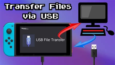 Move Files To Your Switch Via Usb Cable Usb File Transfer Tutorial