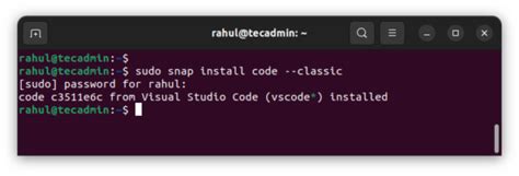 How To Install Visual Studio Code On Ubuntu Tecadmin