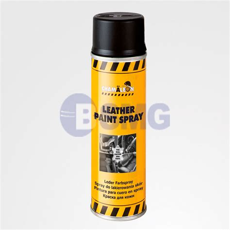 ტყავის შავი საღებავი სპრეი 400ml Chamaleon 020244