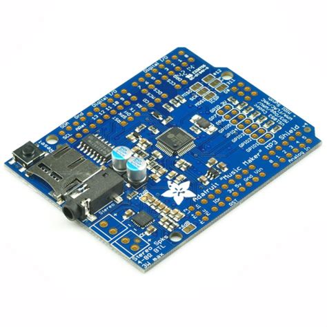 Adafruit Music Maker Mp3 Shield For Arduino W3w Stereo Amp