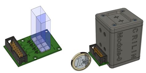 Rendering Of The Two Channel Front End Board Prototype With 8 SiPMs And Download Scientific