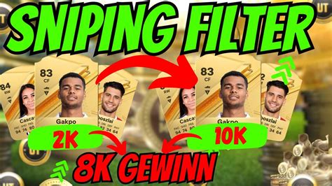 Die 5 Besten Sniping Filter😍leicht Coins Machen🤑 Ea Fc 24 Trading Tipps