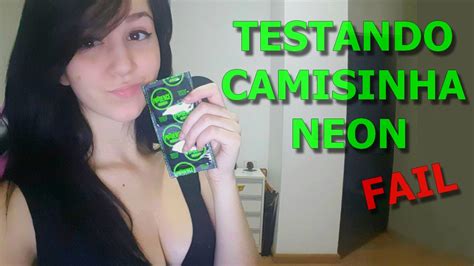 Testando Camisinhas Neon Youtube