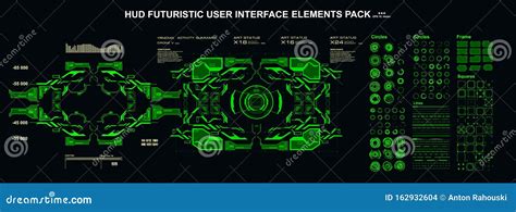 Sci Fi Futuristic Hud Dashboard Display Virtual Reality Technology