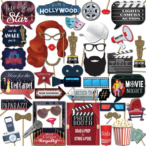 8 Stars Clipart Hollywood