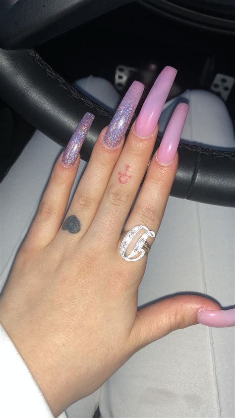 Bhad Bhabie Nails Long Acrylic Nails Coffin Long Acrylic Nails