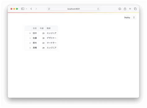 【streamlit】データテーブルのソートと検索機能を追加 アマチュア無線局js2iiu