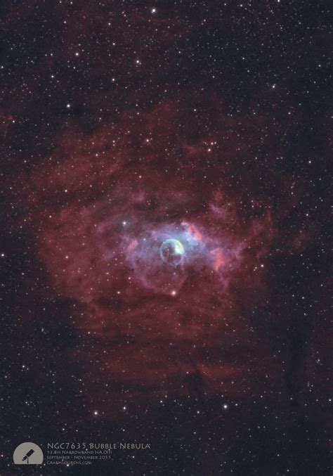 NGC Bubble Nebula Graem Lourens Astrophotography