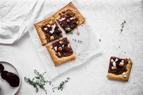 Beetroot And Goats Cheese Tart Love Beets