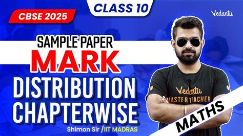Class 10 Maths Sample Paper Mark Distribution Chapter Wise CBSE