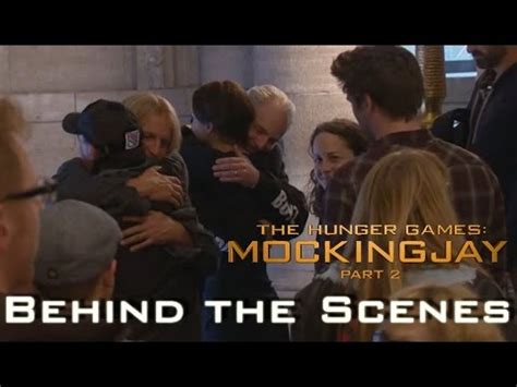 Mockingjay Part 2 Behind The Scenes The Cast Says Goodbye YouTube