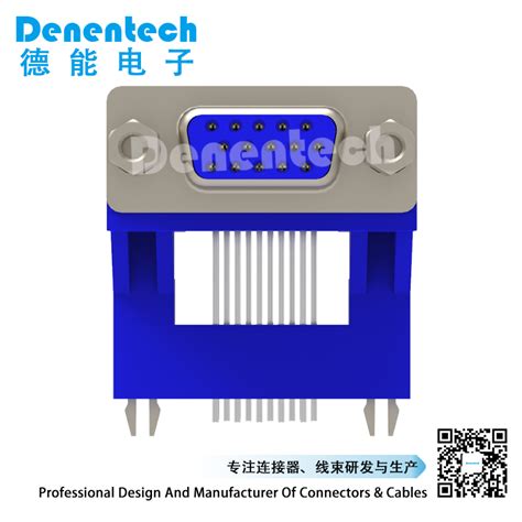 Denentech高品质的d Subhdr15母高架hdr15双层连体双胞胎连接器