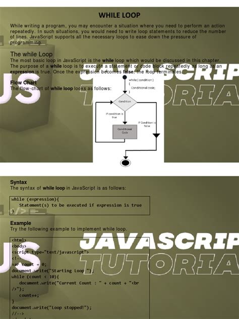 While Loop Pdf Control Flow Computing