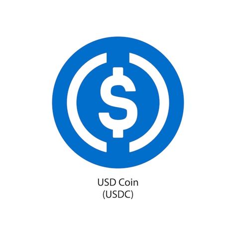 Usd 동전 암호 화폐 플랫폼 토큰 로고 동전 아이콘 흰색 배경 벡터 일러스트 레이 션에서 절연 프리미엄 벡터