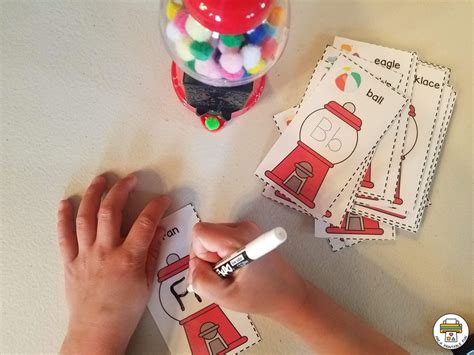 Bubble Gum Themed Pom Pom Sensory Bin Preschool Math And Literacy