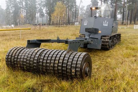 The Un Acquired Mine Clearing Vehicles For Clearing Kharkiv Region