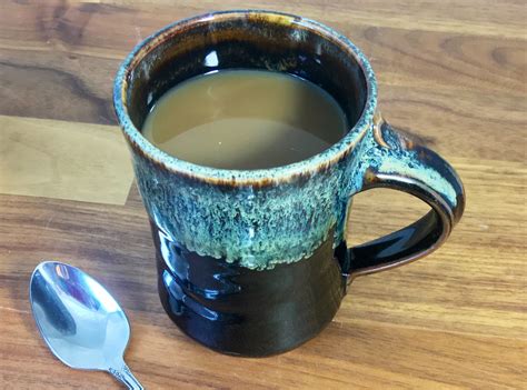 Handmade Pottery Mug Coffee Or Tea Hot Or Cold Beverage Cup Large
