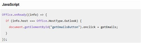 How To Call Microsoft Graph Apis From A Javascript Outlook Add In