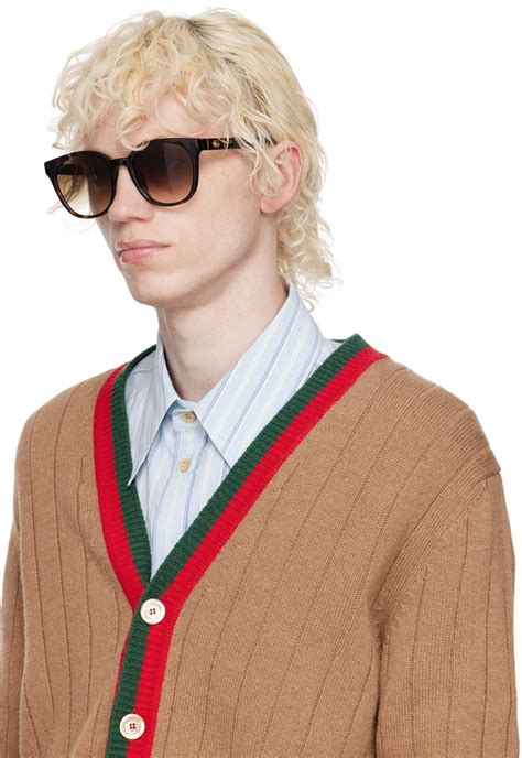 Gucci Tortoiseshell Square Sunglasses Gucci