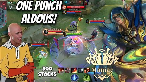 ALDOUS STACK ONE PUNCH MANIAC MISTBENDERS SKIN GAMEPLAY YouTube