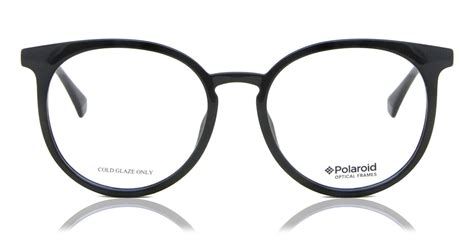 Polaroid Pld D381 807 Oval Shiny Black Eyeglasses Smartbuyglasses Us