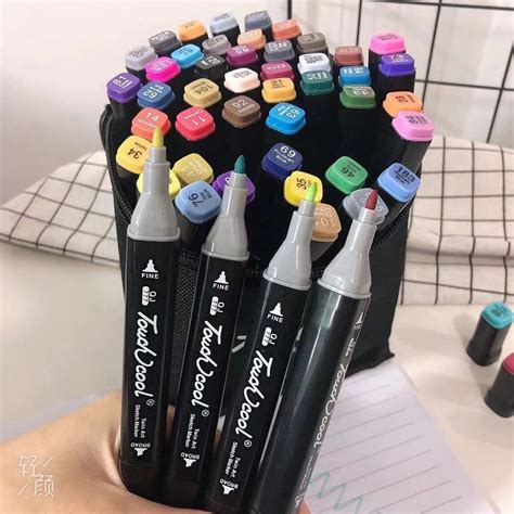 ️ ️พร้อมส่ง ️ปากกาเมจิกไฮไลท์ 2in1 เซ็ต 24สี 36สี 48สี สีเข้มสดใส ️ ️