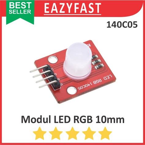 Jual Modul Led Rgb Dip 10mm 3 Color 140c05 Keyess Module Arduino Esp