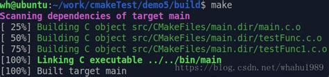 Linux Makefile：使用cmake生成makefile文件cmake写makefile Csdn博客