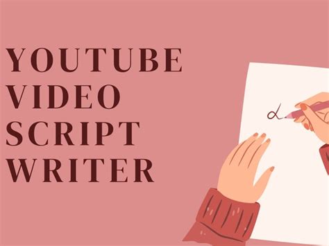 an engaging and captivating youtube script upwork