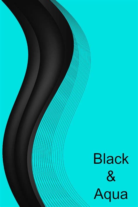 Black & Aqua | Aqua, Aqua turquoise, Aqua green