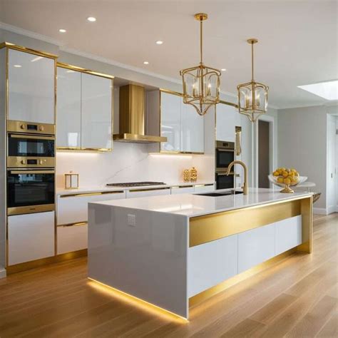 20 Stunning White And Gold Kitchen Ideas For A Chic Bright And